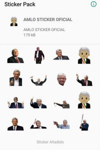 Llegan los "AMLO stickers" a whatsapp - obrnoticias.com