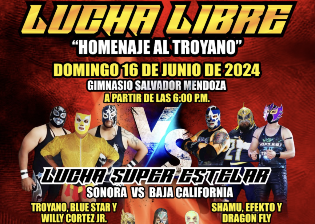 Homenaje al Troyano en la Lucha Libre en Navojoa - obrnoticias.com