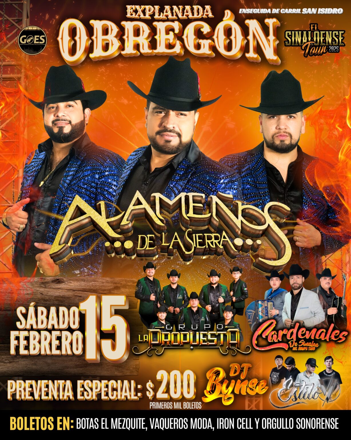 ¡Los Alameños de la Sierra llegan a Ciudad Obregón! - obrnoticias.com